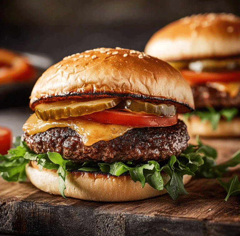 Juicy Classic Hamburger Recipe: Taste the Best