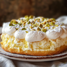 Easy Lemon Pistachio Ricotta Cake Recipe