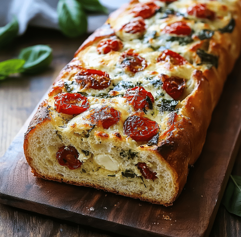 Savory Caprese Bread Recipe - A Delicious Italian Twist