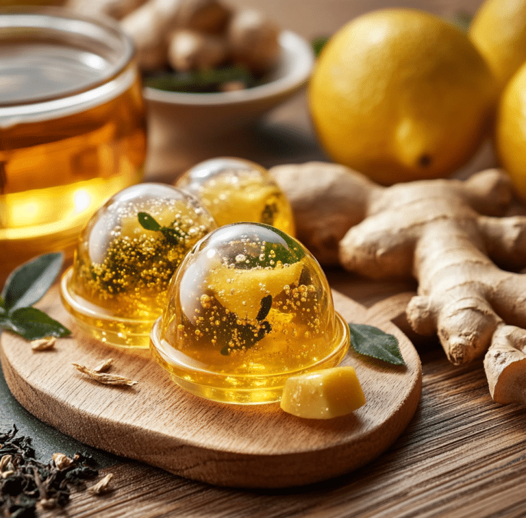 Immune-Boosting Honey Lemon Tea Bombs Recipe