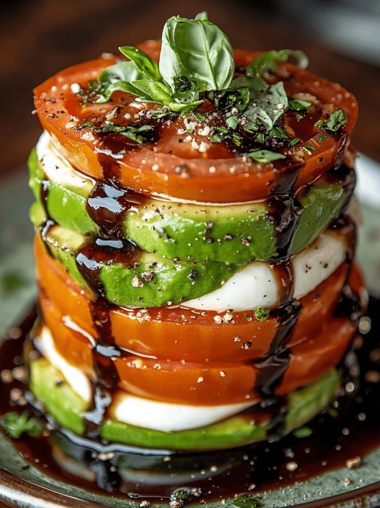 Roasted Tomato Caprese Towers: A Delightful Appetizer